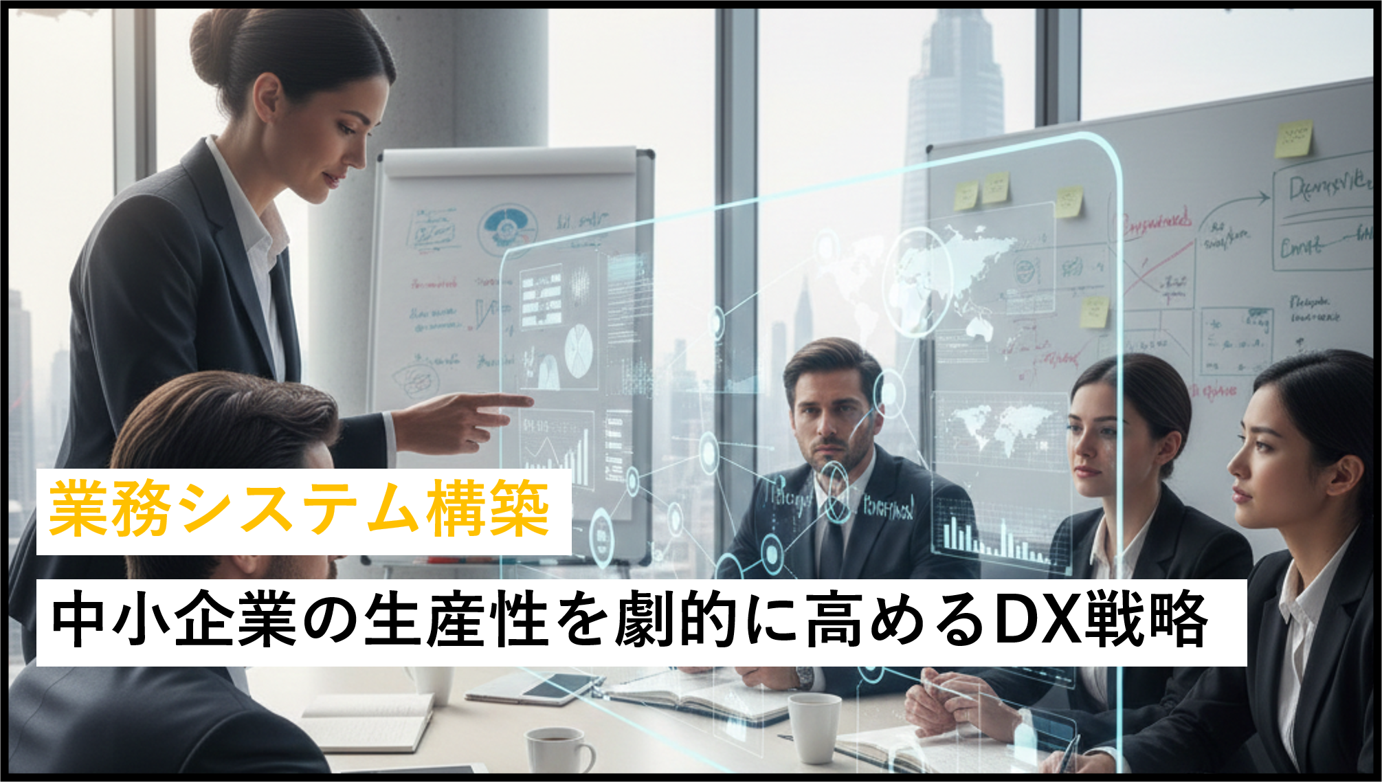 業務システム構築の完全ガイド｜中小企業の生産性を劇的に高めるDX戦略とLUCRISの伴走支援 - LUCRIS