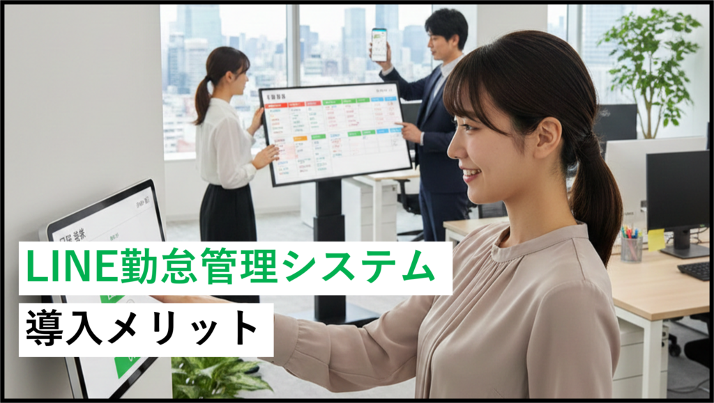 LINE勤怠管理システム完全ガイド｜導入メリット・費用・比較・選び方を徹底解説【2026年最新版】 - LUCRIS